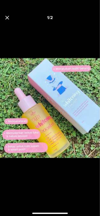 AHA WHITENING BOOSTER TAZZI 50ML | Lazada Indonesia