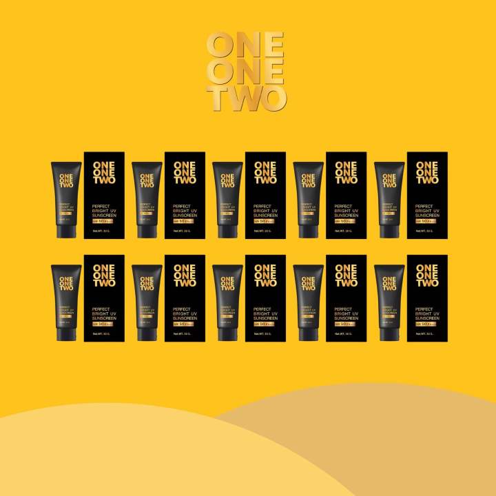 ครีมกันแดด วัน วัน ทู เฟอร์เฟค ไบรท์ ยูวี ซันสกรีน ONE ONE TWO Perfect ...