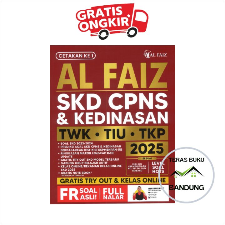 Buku Al Faiz SKD CPNS Dan Kedinasan 2025 TKW - TIU - TKP terbaru | Lazada Indonesia