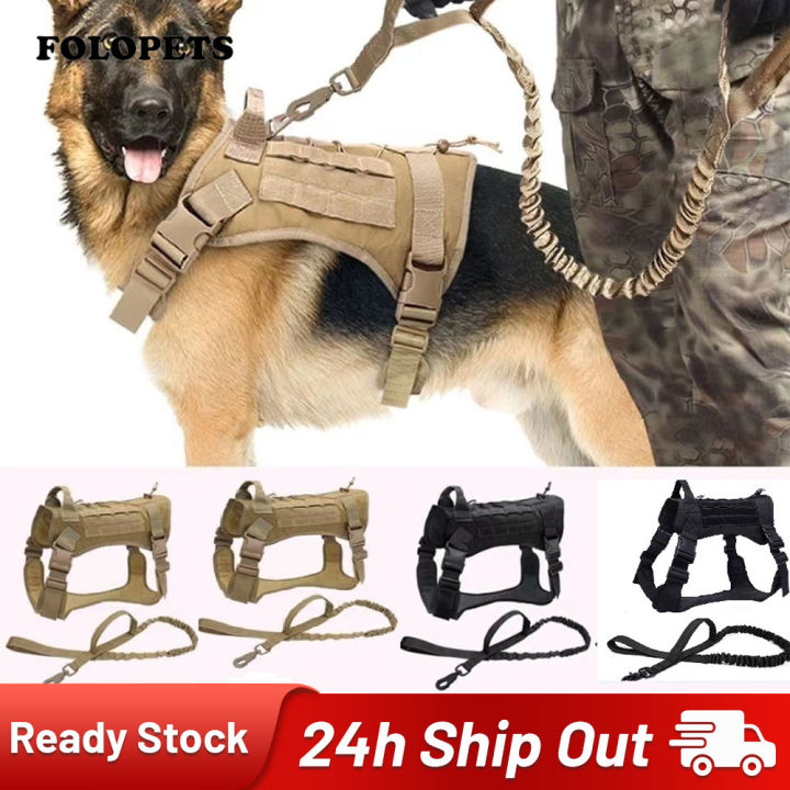 【COD】FOLOPETS K9 Military Dog Police Dog Vest Tactical Vest Service Dog ...