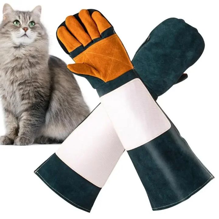 Animal Handling Gloves Extreme Heat and Fire Resistant Gloves Bite ...