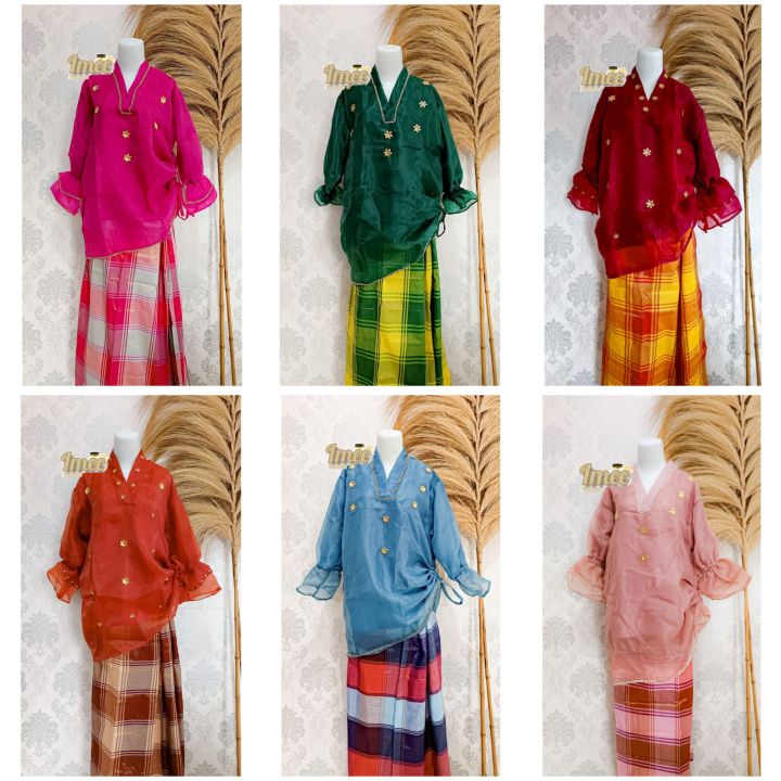 Baju bodo modern organsa (hanya baju) / baju adat bugis makassar ...