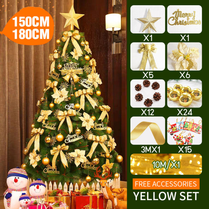 Christmas tree with decoration set 3FT/4FT/5FT/6FT party home DIY ...