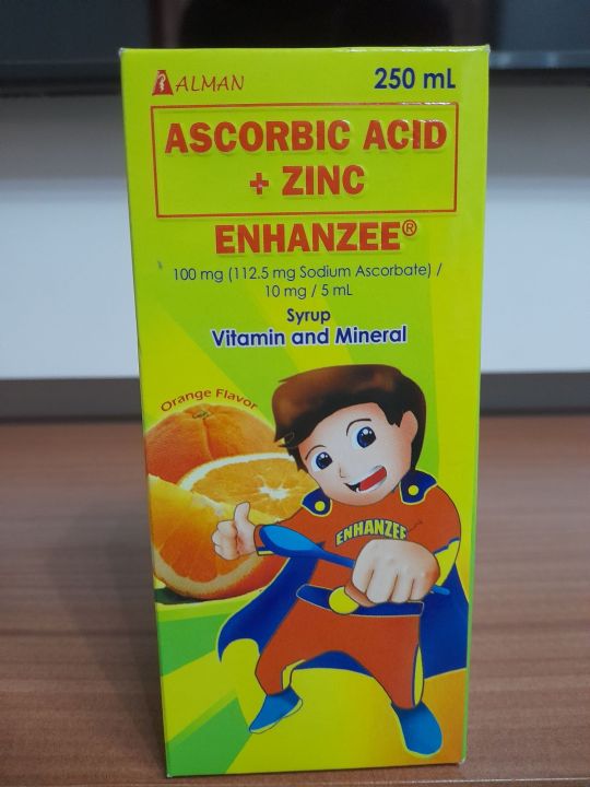 ENHANZEE Ascorbic Acid Vitamin 100mg/5ml Syrup 250ml | Lazada PH