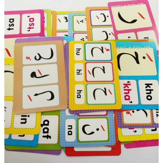 Kad Imbas Iqra dan Basic Huruf Hijaiyah Jawi Flash Card Mind to Mind ...