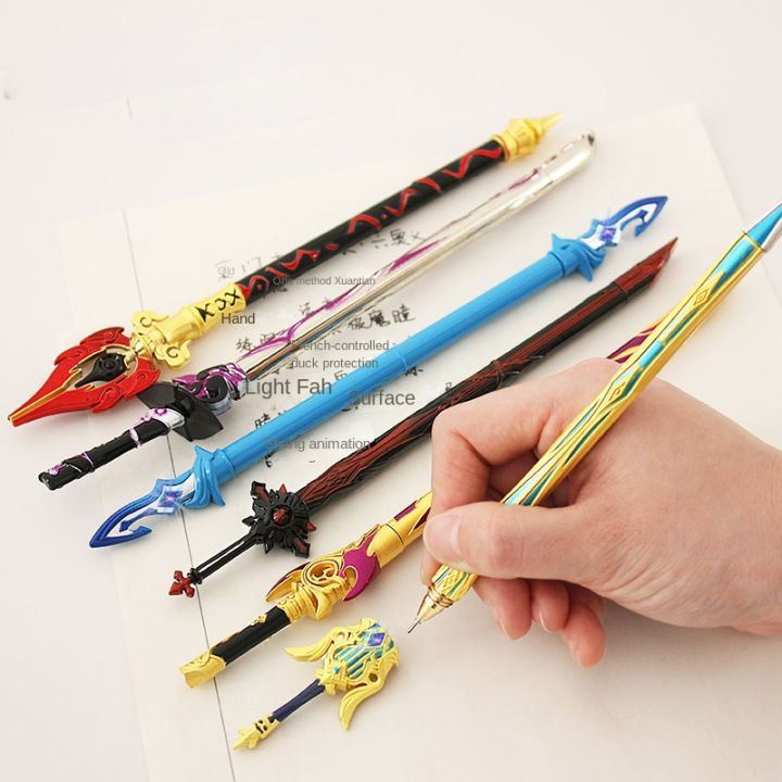Anime Genshin Impact Cosplay Stationery Weapons Tartaglia Arataki Itto ...