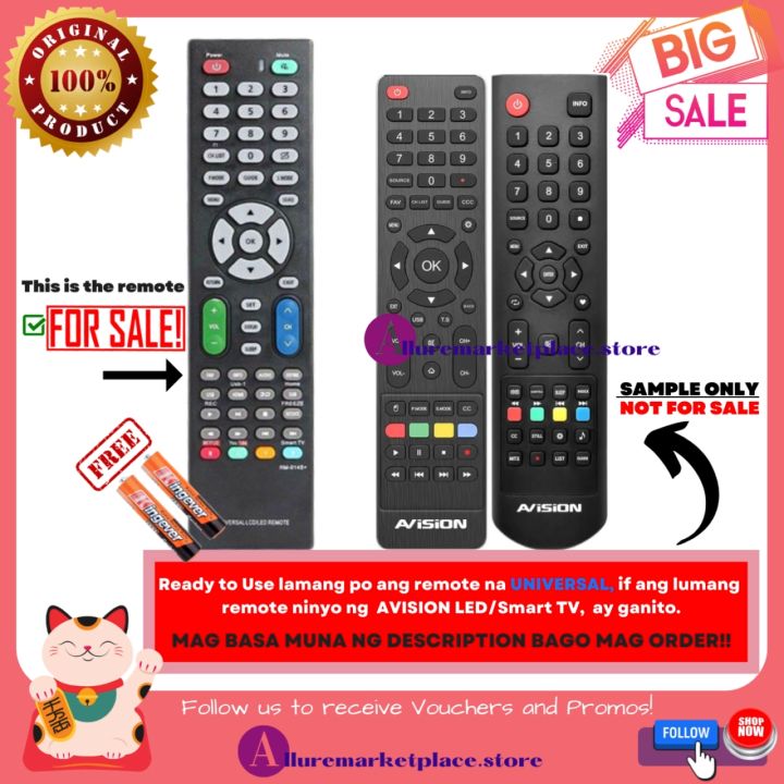 Ready to Use Universal TV Remote for Avision LED Digital TV| | Read ...
