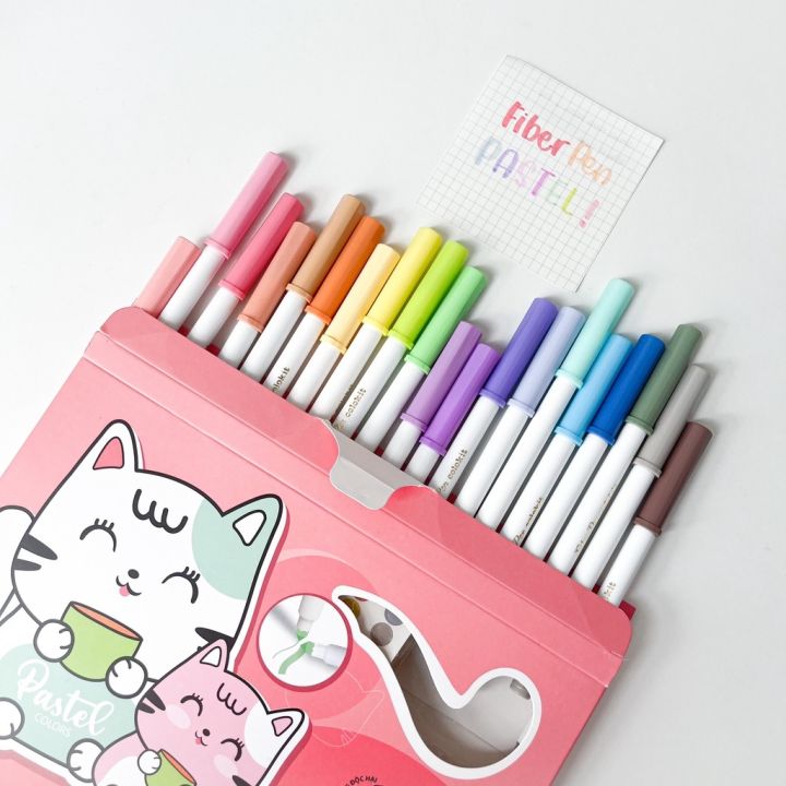 [CÂY LẺ] Bút FIBER PEN PASTEL Colokit Thiên Long SWM-C008 - 20 màu ...