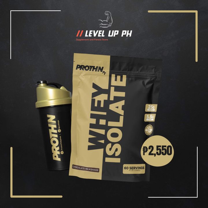 PROTHIN ISOLATE WHEY 60 Servings FREE Prothin Shaker | Lazada PH