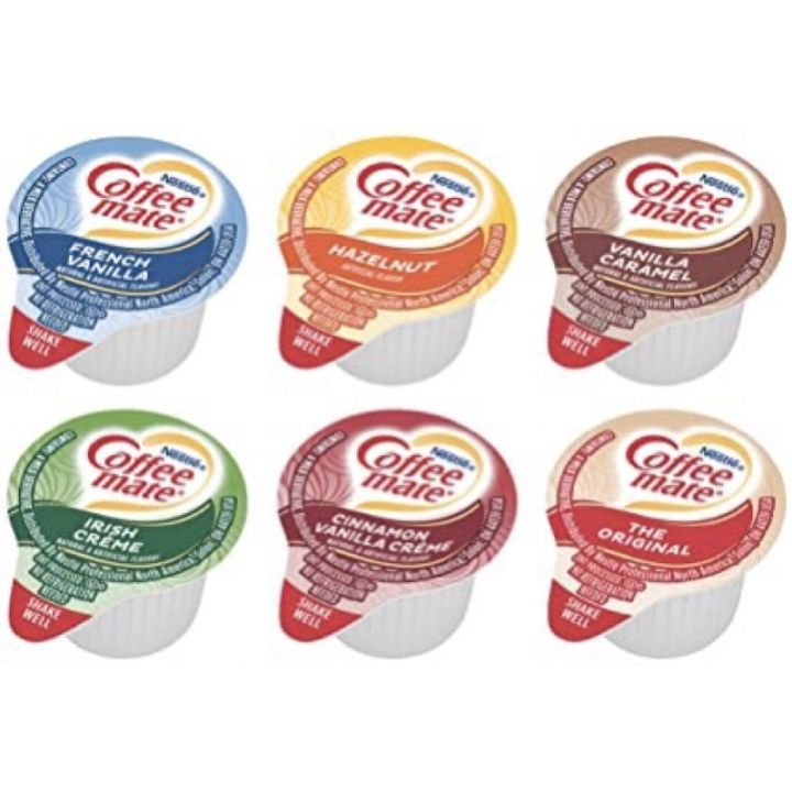 NESTLE Coffee Mate Liquid Creamer Capsules Non Dairy Assorted Flavours ...