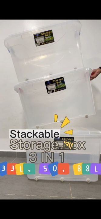 Minimobox Plastic Storage Box 120 Litres 88 Litres 50 Litres 33 Litres ...