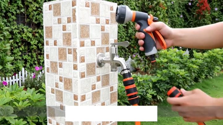 New 8 Patterns WaterGun Hose Nozzle Car Washing Garden Watering Spray ...