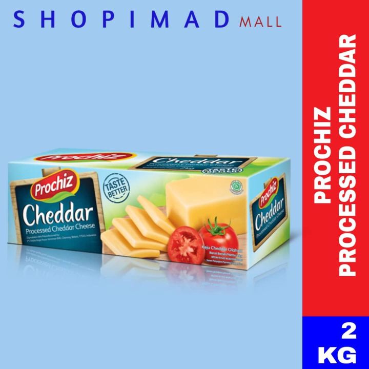 [2KG] PROCHIZ CHEDDAR | CHEDDAR BLOCK | PROCESSED CHEDDAR CHEESE | Lazada
