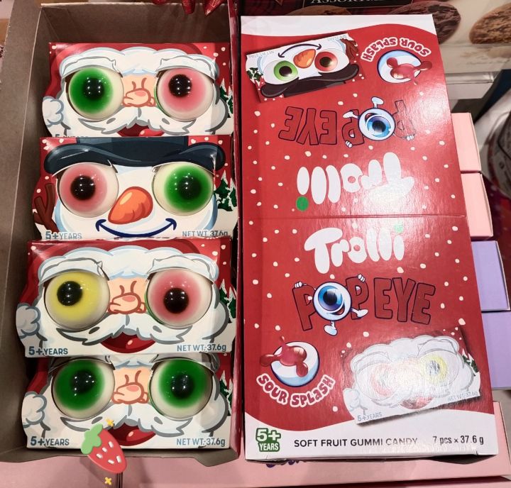 Trolli popeye เยลลี่ลูกตาลายคริสต์มาส,ลายฮาโลวีน,ลายอีสเตอร์ exp.12/24 ...