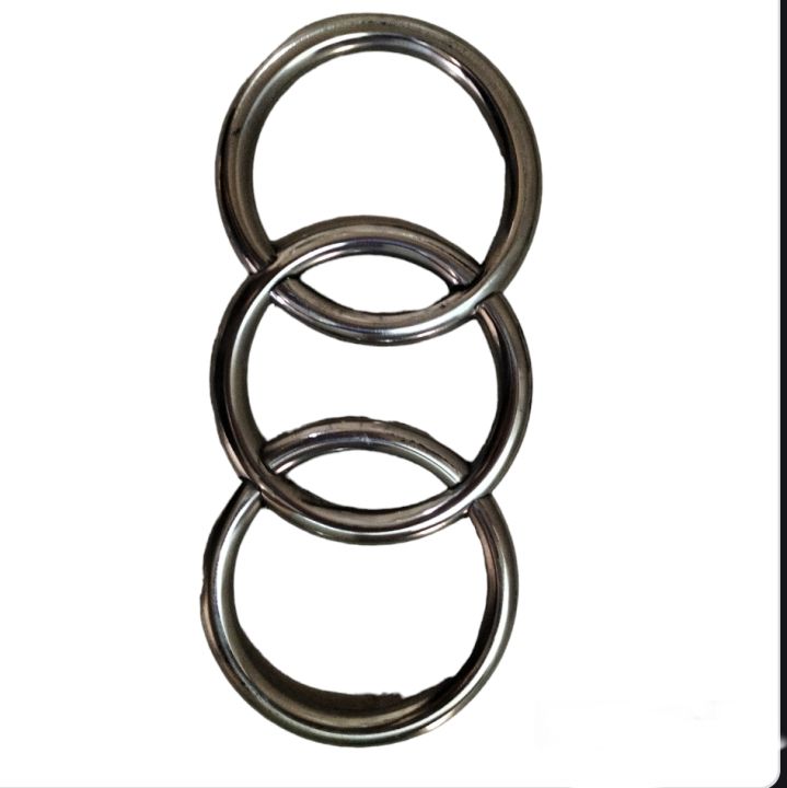 stainless steel triple ring design for gates door window | Lazada PH