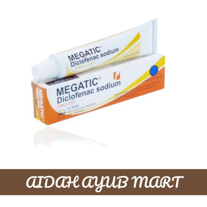 Megatic Emulgel 20 Gram Mengurangi Nyeri Otot Dan Sendi | Lazada Indonesia