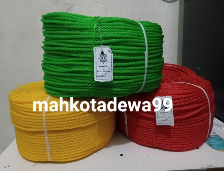 tambang 5mm / tambang 5 mm / tambang jemuran (meteran) | Lazada Indonesia