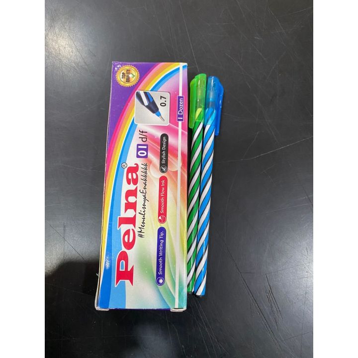 Pulpen Pelna 1 Lusin / Pen Ulir / Pen Lilin Murah Berkualitas | Lazada ...