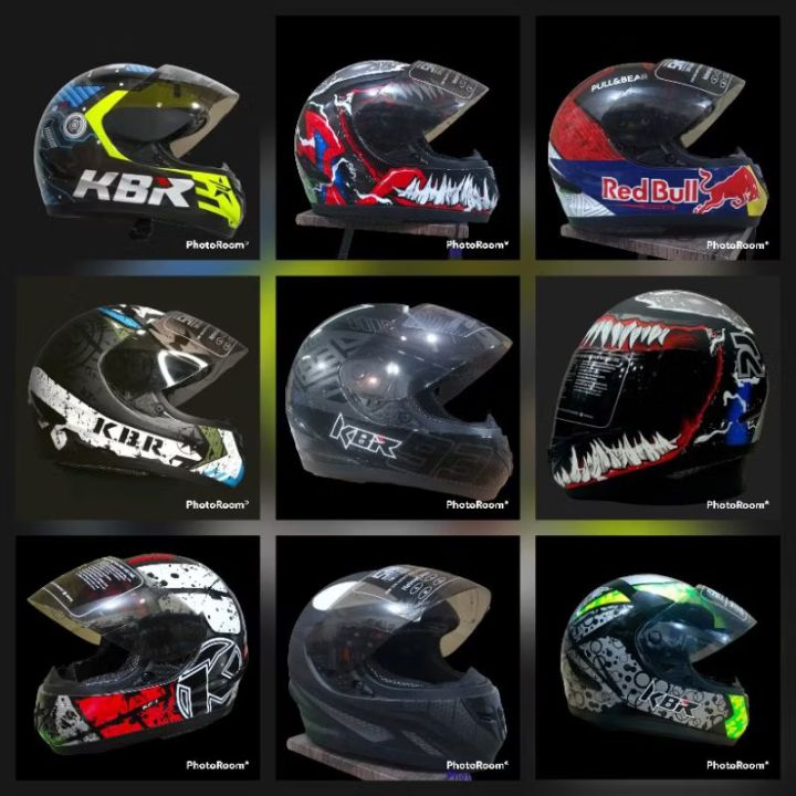 Helm Full face Murah ARL/KBR RED BULLS,Bukan kyt R10 kyt RC7 Kyt ...