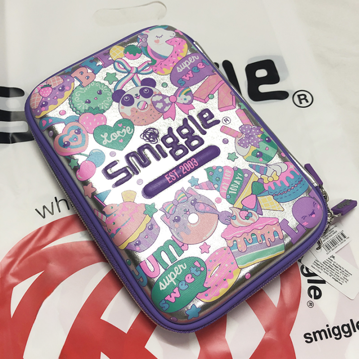 กล่องใส่ของเขียนบันทึกสำหรับนักเรียนประถมศึกษา Smiggle Australia รุ่น ...