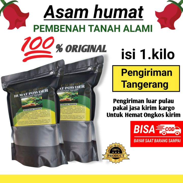 Pupuk Organik Asam Humat Pembenah Tanah Original 1 kilo Termurah Bisa COD | Lazada Indonesia