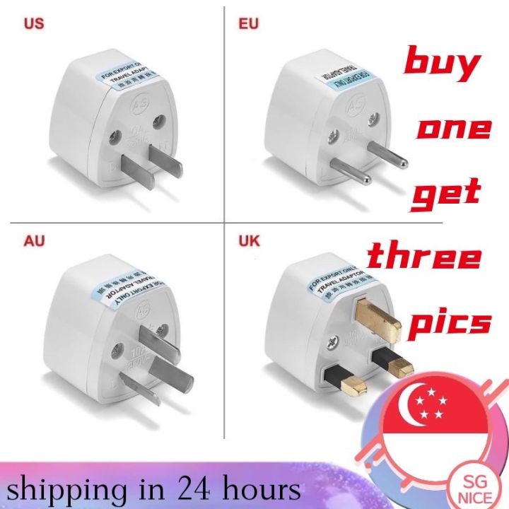 SG STOCK Universal AC Wall Plug To SG 3 Pin Plug Travel Adapter Charger ...
