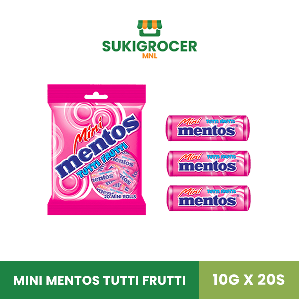 Mini Mentos Tutti Frutti 10G x 20s | Lazada PH