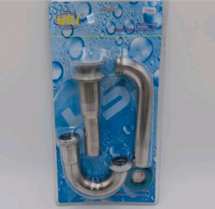 high quality sus304 stainless p-trap/U-trap for lavatory/ ceramic sink ...