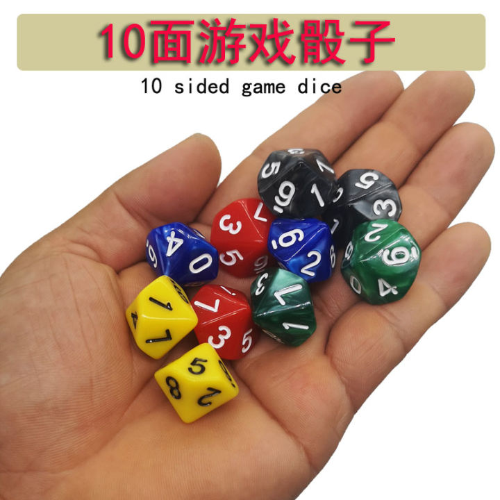 Multi-Sided Dice Board Game Game Props COC Running Group DND Color ...