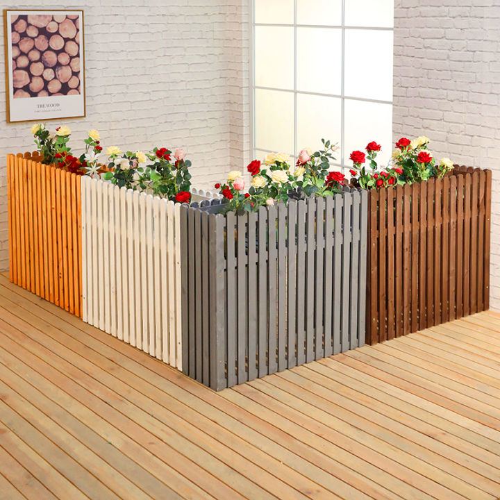 Planter Partition Outdoor Pergola Fence Antiseptic Wood Flower Box ...