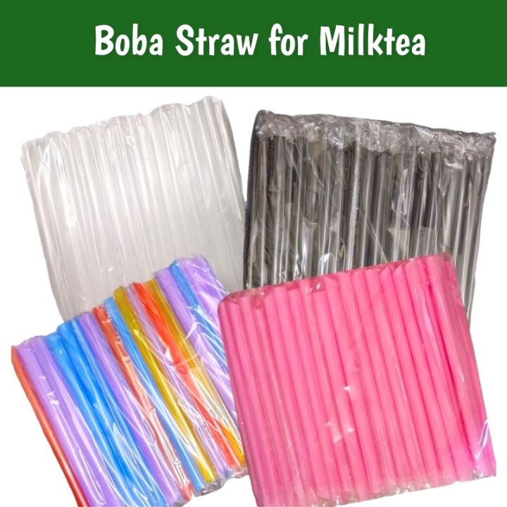 Boba Straw 23cm Individually Wrapped (100 pcs per pack) | Lazada PH