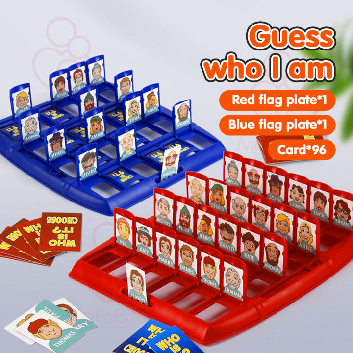 WHO IS IT Board Game for Kids and Children Classic BoardGame Funny ...
