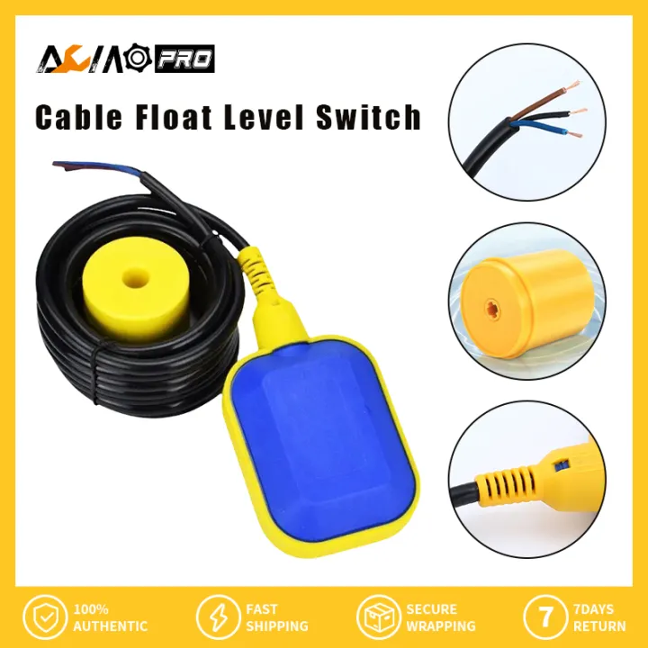 AumoPro 1PC Electric Float Switch, Electric Water Pump Float, Line ...