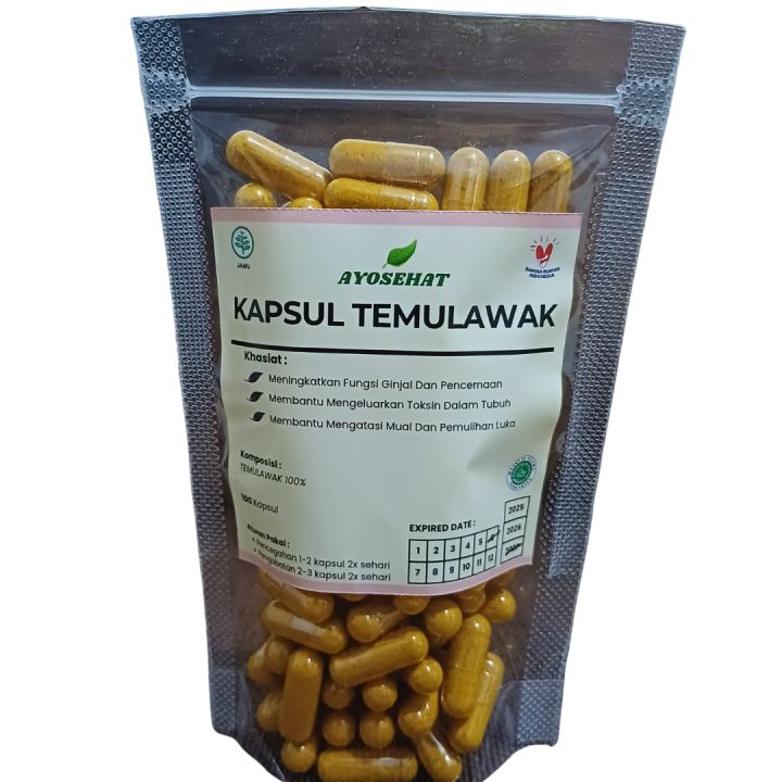 Kapsul Temulawak Ayosehat Isi 100 | Lazada Indonesia