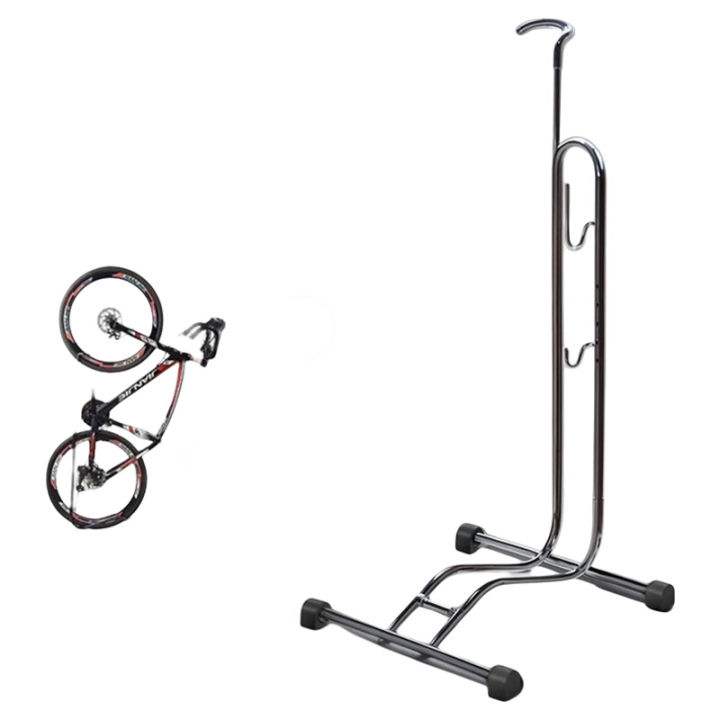 Vertical Bike Rack L-Shaped Display Stand for Road and Mountain Bikes ...