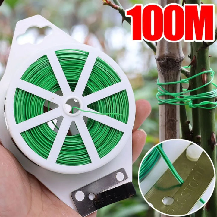 20/50/100M Garden Twist Ties Multifunctional Strapping Plant Climbing ...