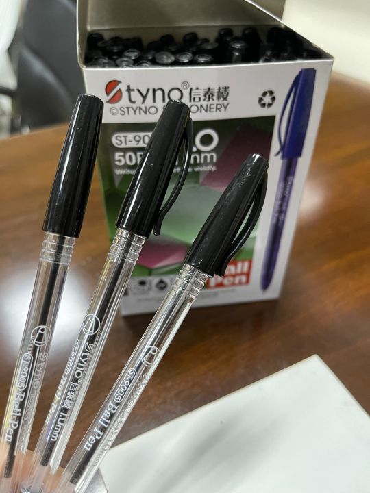 50pcs Styno 1.0mm Ballpoint Pen (ST-9005) | Lazada PH