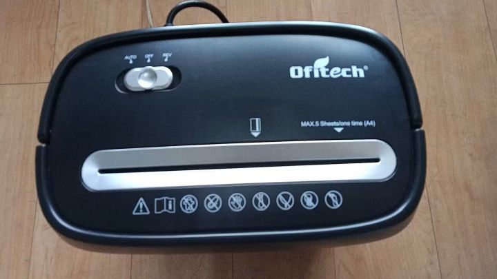 OFITECH 13L Cross cut Automatic Shredder Machine, Paper Shredder ...