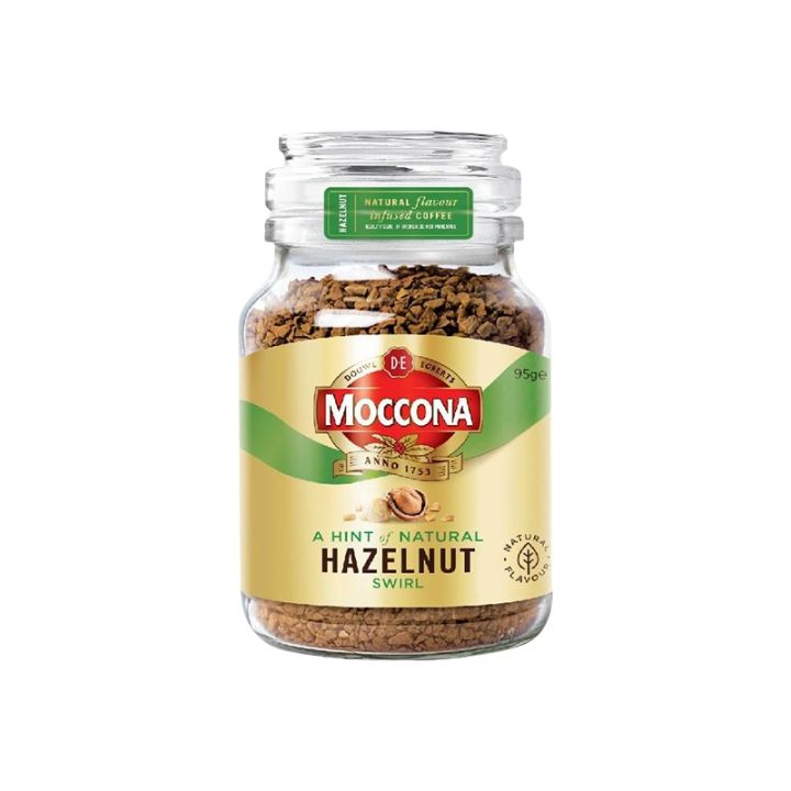Moccona | Hazelnut Low Caffeine Italian-Style Freeze-Dried Instant ...