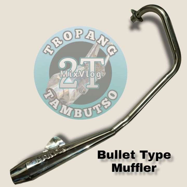 Honda CB 125 Stainless Bullet Pipe Muffler | Lazada PH