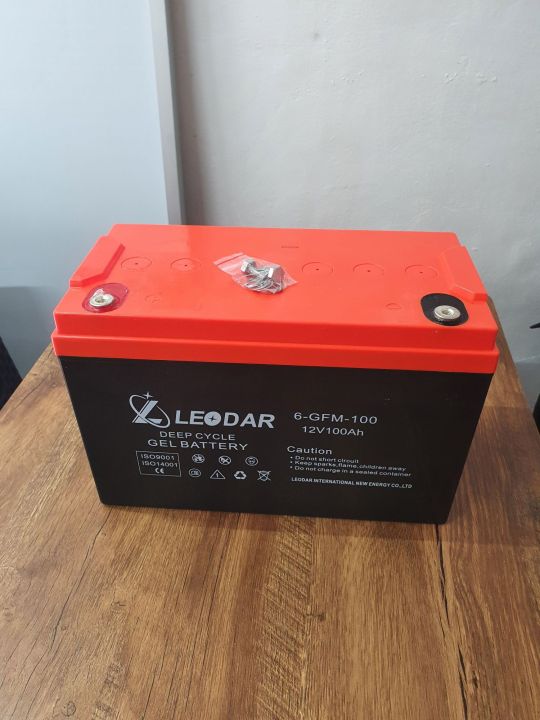 100AH 12V Leodar Gel Deep Cycle Battery | Lazada PH