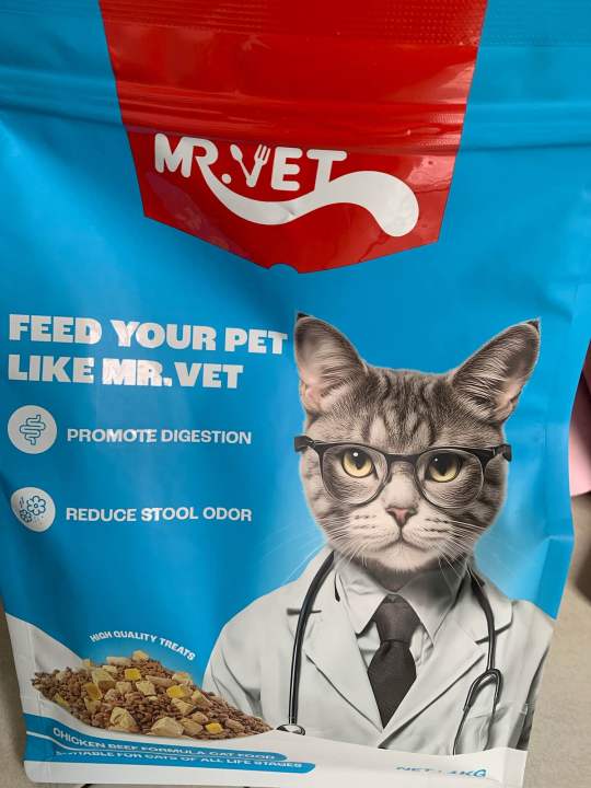 อาหสรเมัดแมวmr.vet ผสมฟรีดราย1กกเกรดโฮลิสติกเกีนฟรี | Lazada.co.th