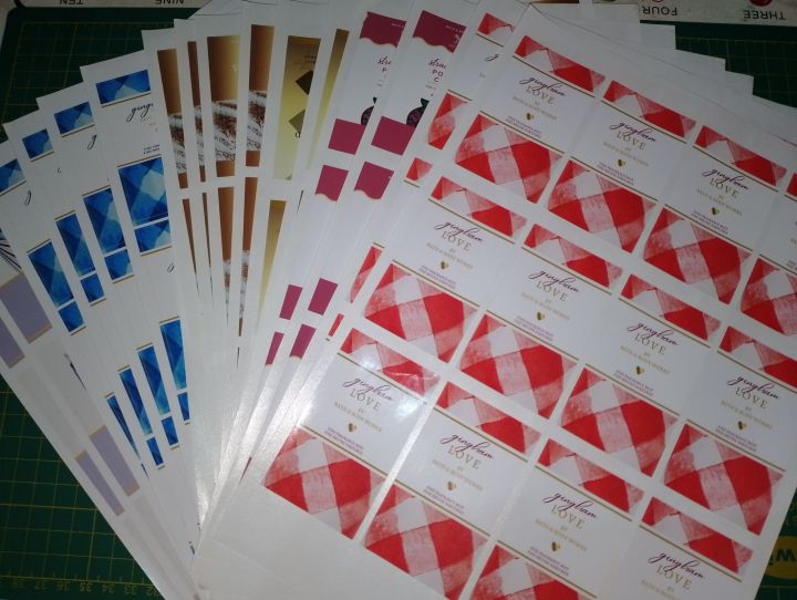 Sticker label per sheet A4 size | Lazada PH