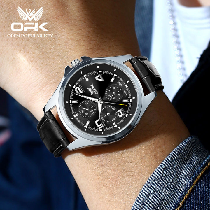 OPK Men Casual Watches 2024 original imported quartz watch for men 100% ...
