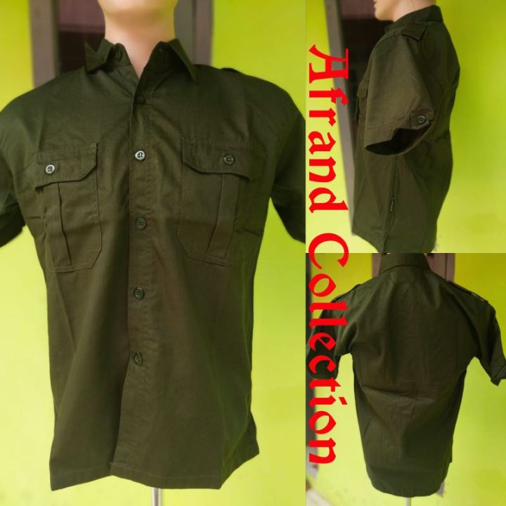 KEMEJA SERAGAM KERJA PNS PDH PANGKAT ARMY PDL | Lazada Indonesia