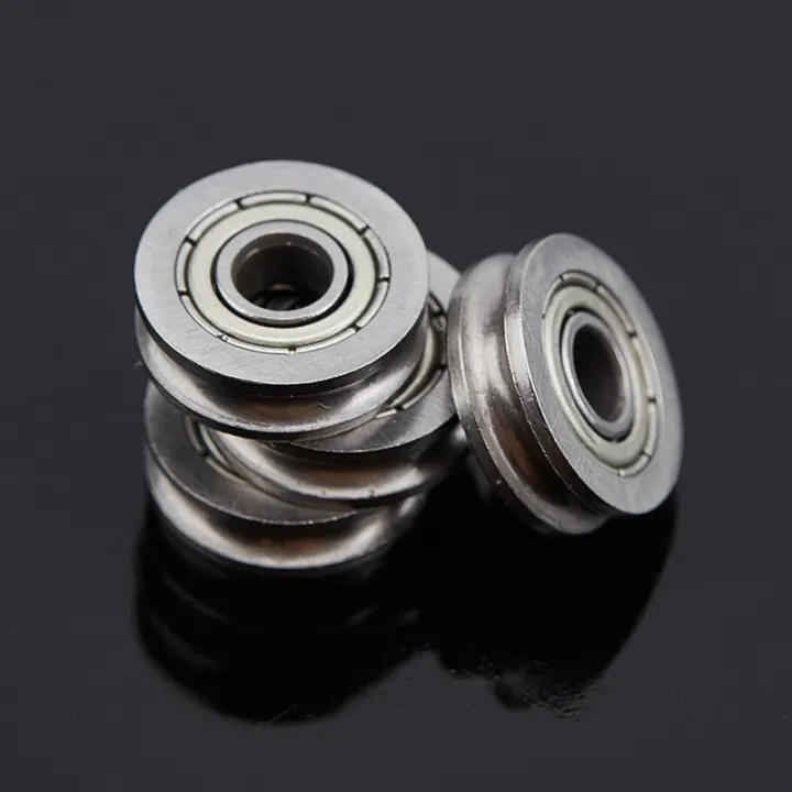 5PCS V U Groove Roller Wheel Ball Bearings Embroidery Machine Pulley ...