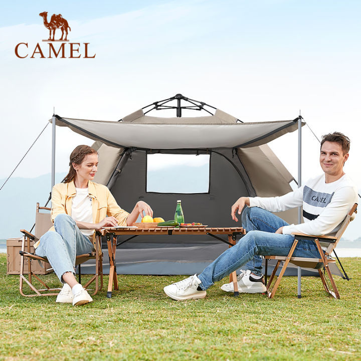 CAMEL CROWN New Automatic Tent 3 Person Camping Tent Protable Sun ...