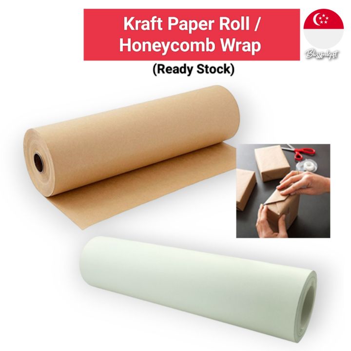 30 Meters Eco-friendly Brown Kraft Wrapping Paper Roll/Honeycomb Wrap ...