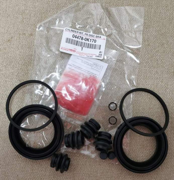 FRONT DISC RUBBER CALIPER KIT (SET) FOR TOYOTA INNOVA, HILUX, FORTUNER ...