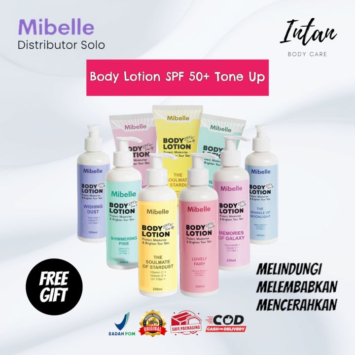 MIBELLE BODY LOTION SPF 50 TONE UP | Lazada Indonesia